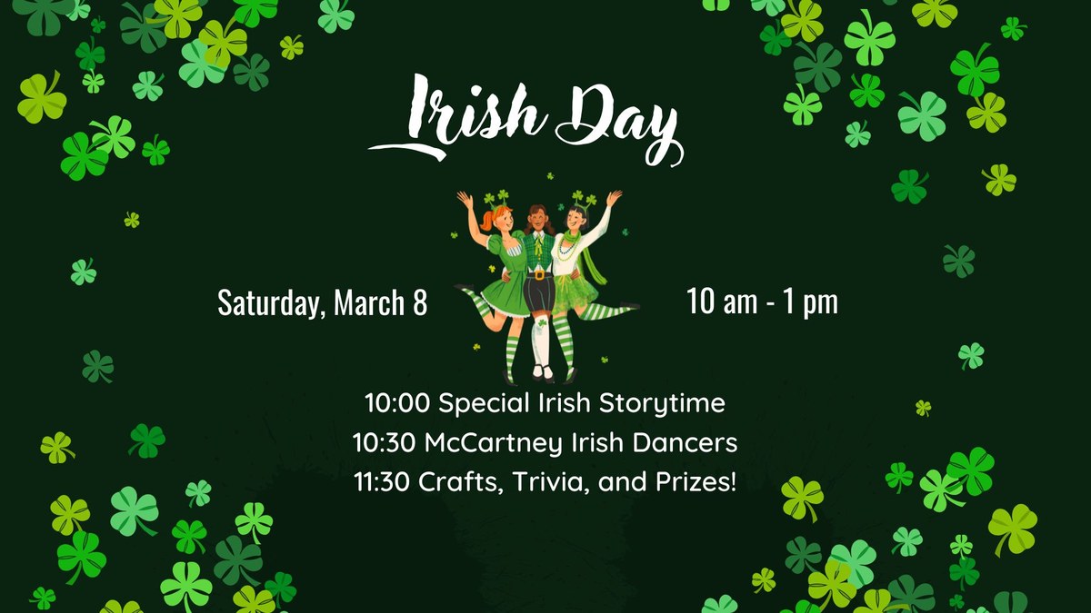 Irish Day — Bath Township Public Library