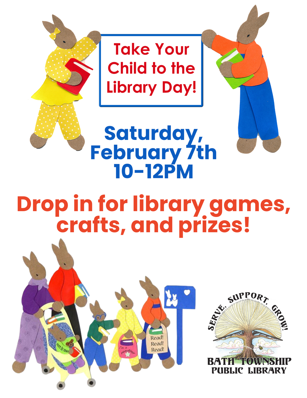 National Take Your Child to the Library Day — Bath Township Public Library