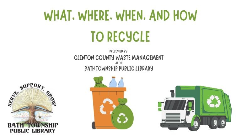 Recycling Event — Bath Township Public Library