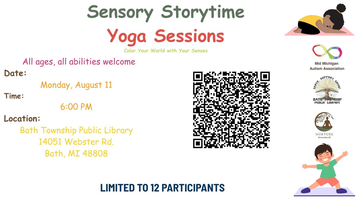 Sensory Storytime Yoga Sessions — Bath Township Public Library